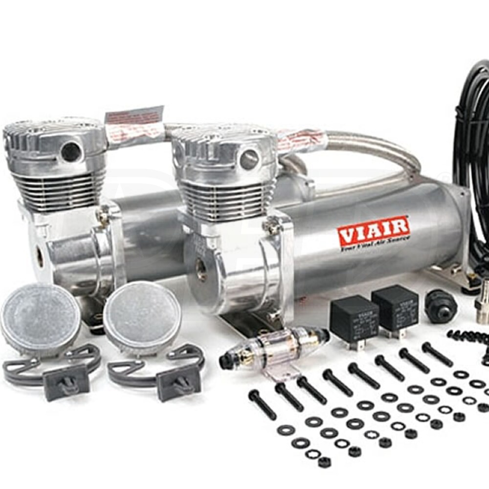 VIAIR 48012 Dual 480C 12-Volt 200-PSI Pewter Value Pack Air Compressor ...