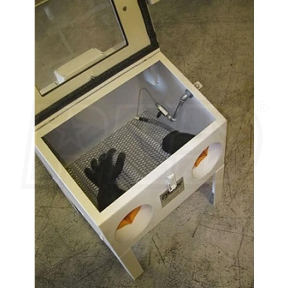 Cyclone Manufacturing BT20 Cyclone Benchtop Sandblast Cabinet w/ Foot Pedal