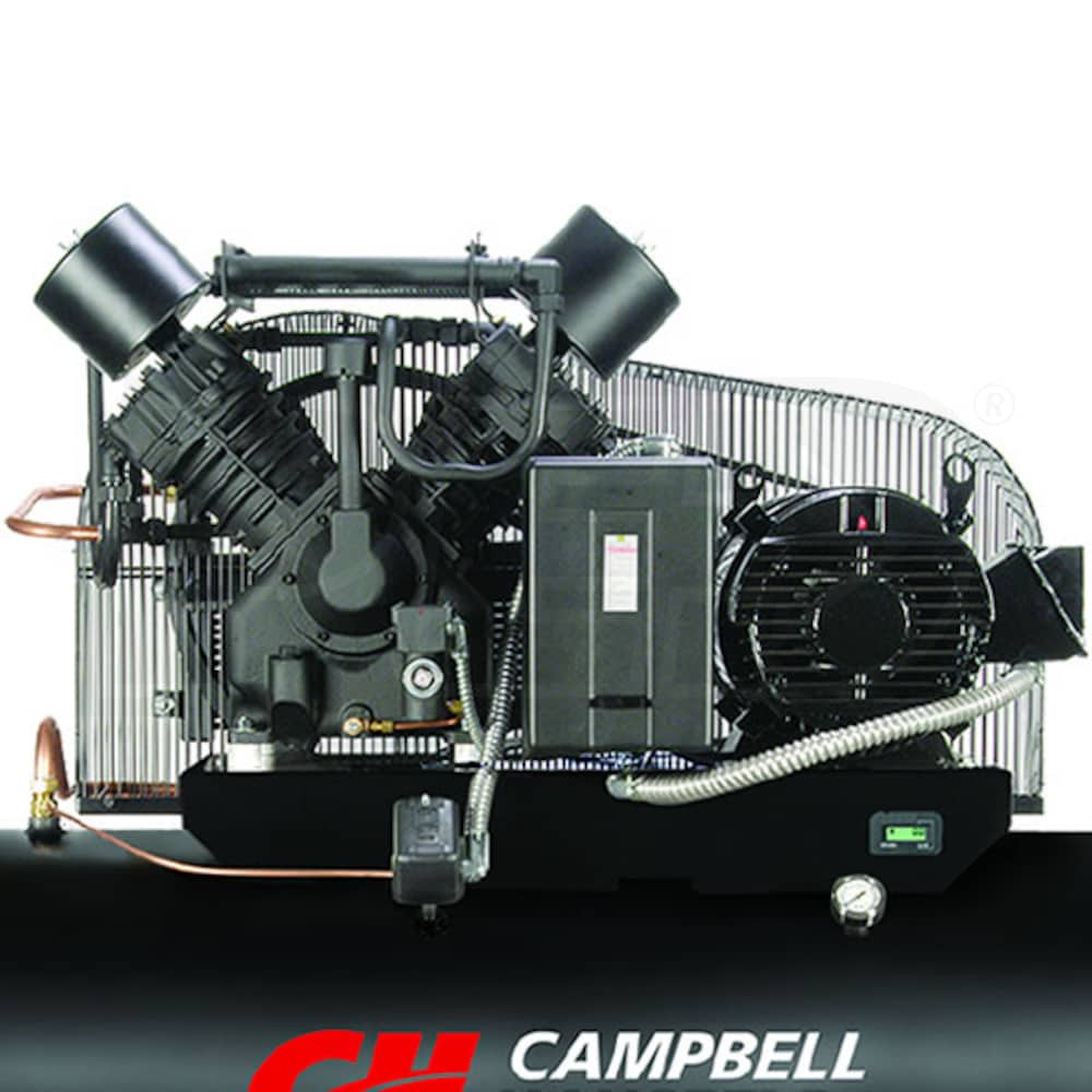 Campbell Hausfeld CE8001FP Commercial 10-HP 120-Gallon Two Stage Air ...