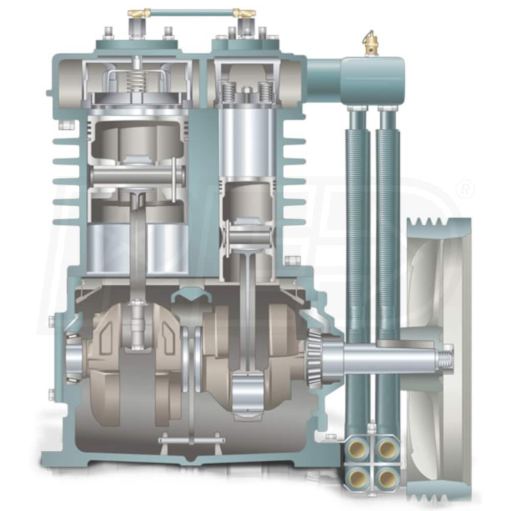 FS-Curtis FML10D97D2S-A3L1XX ML10 10-HP / 20-HP 200-Gallon Pressure ...