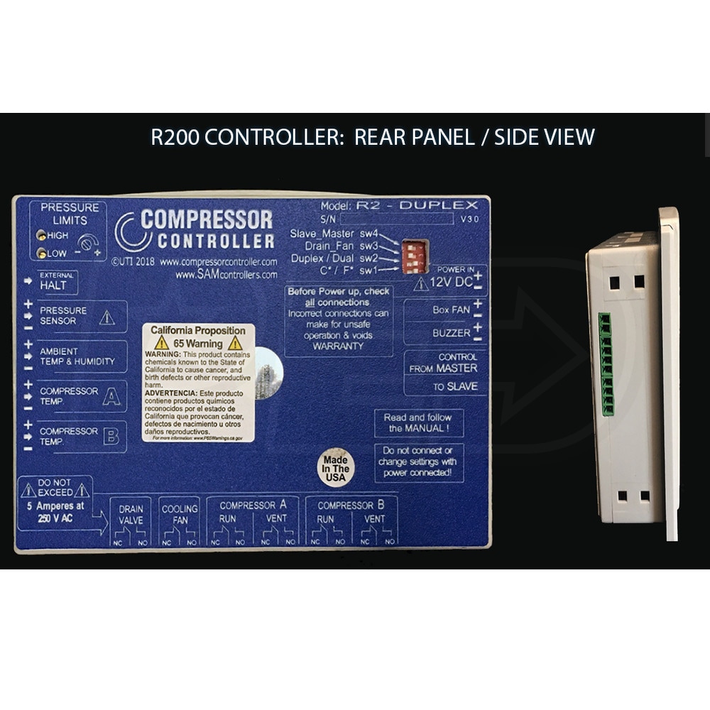 SAM Controllers R200 Sam Controllers Dual Pump Digital Compressor ...