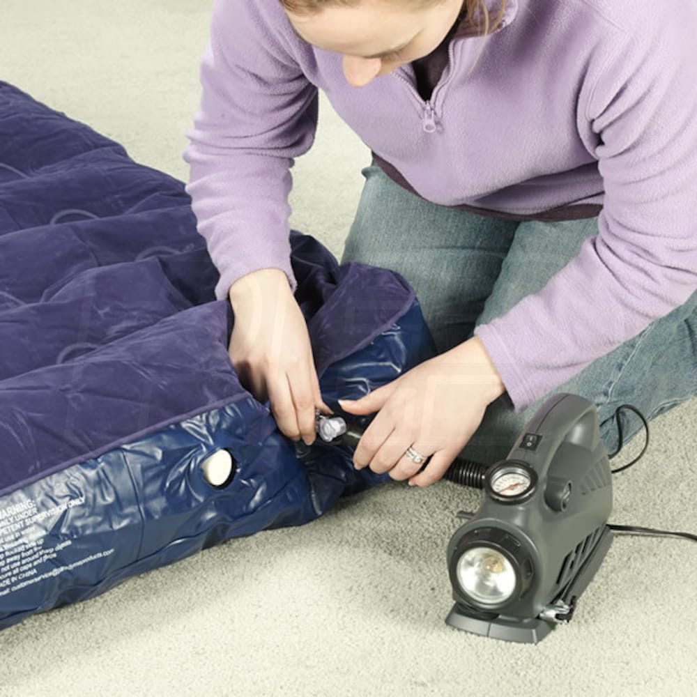 Campbell Hausfeld RP317599AV 12-Volt Tire & Raft Inflator w/ Safety Light