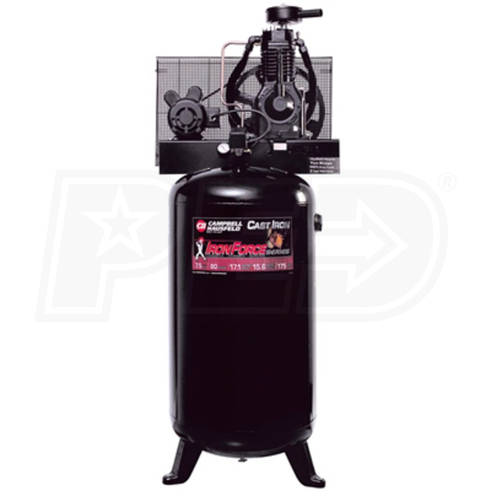 IronForce XP581500RB Reconditioned Iron Force 80-Gallon Belt Drive Air ...