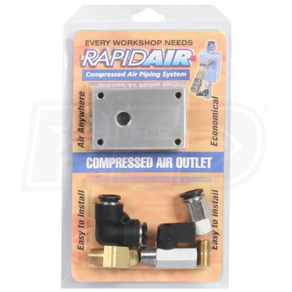 RapidAir 90100R Compressed Air Outlet Kit