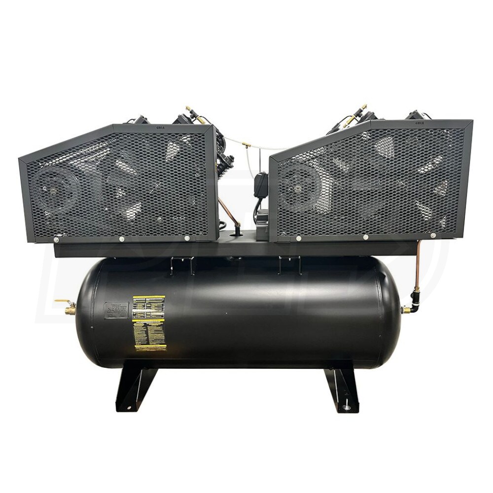 EMAX EP10D120V1 Industrial Plus 10-HP / 20-HP 120-Gallon Two-Stage ...