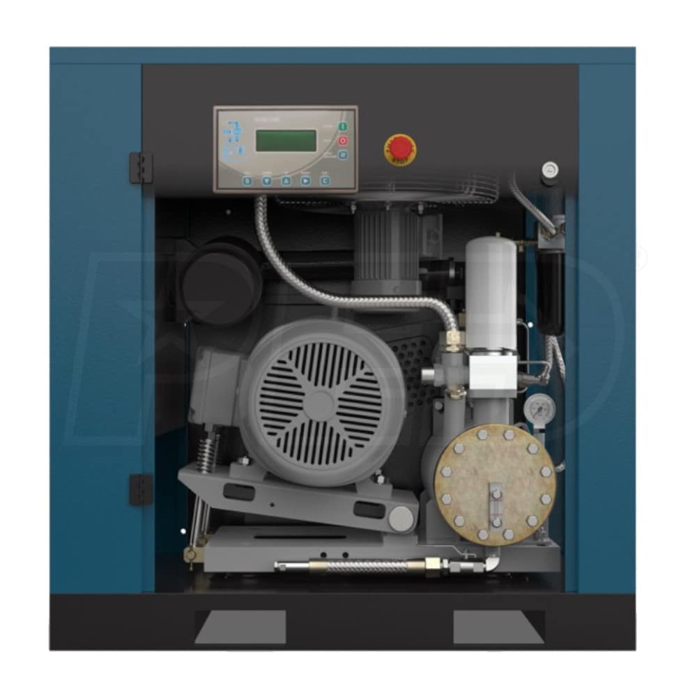 Kaishan KRSB-005A2F2S8U 5-HP Tankless Rotary Screw Air Compressor 230V ...