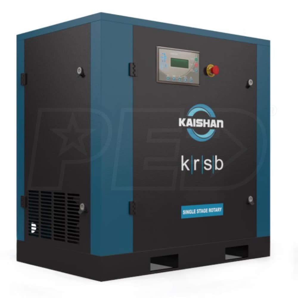 Kaishan KRSB-005A1F0S8U 5-HP Tankless Rotary Screw Air Compressor 230V ...
