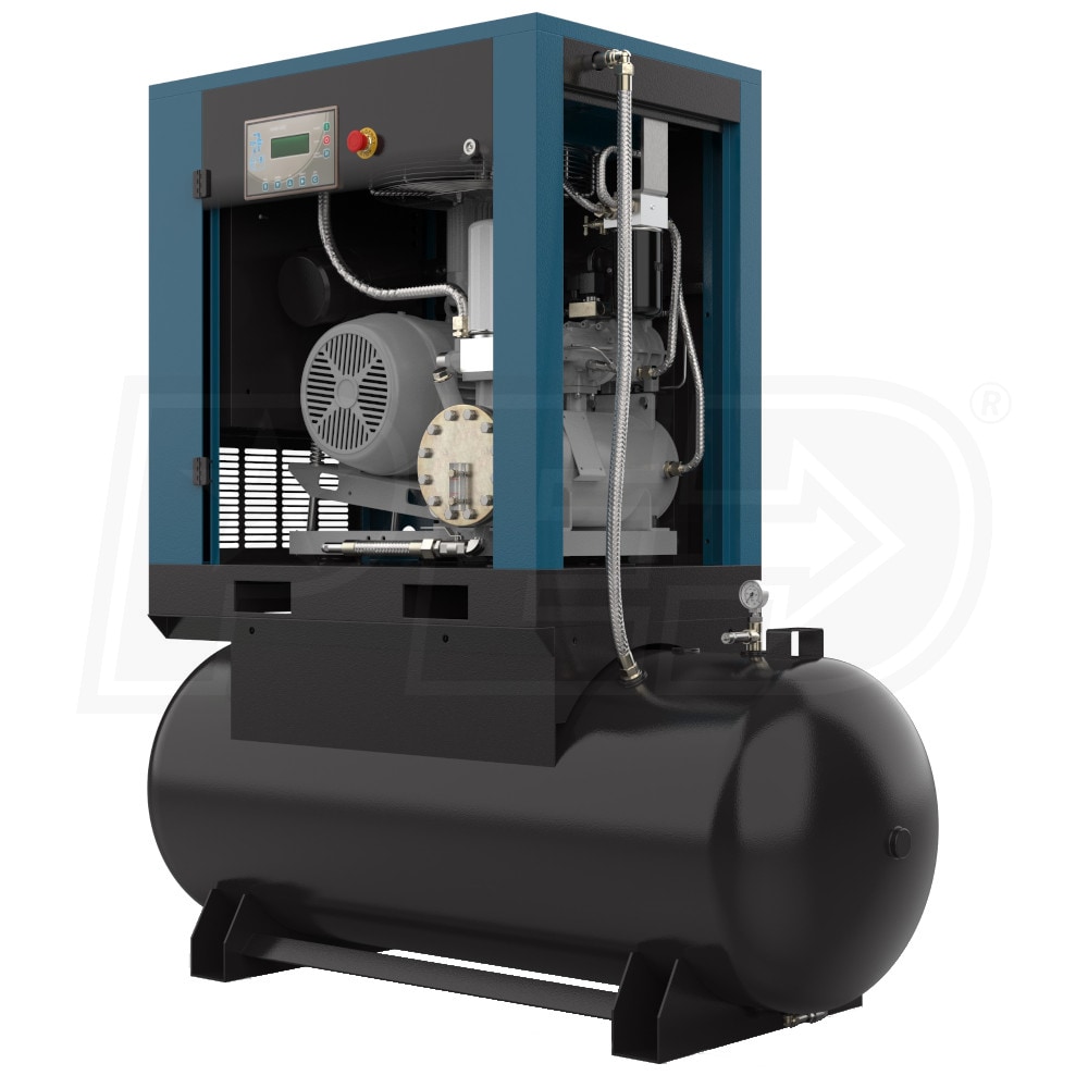 Kaishan KRST-020A4F4S8U 20-HP 120-Gallon Rotary Screw Air Compressor ...