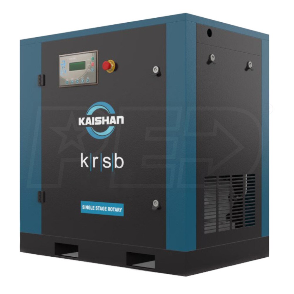 Kaishan KRSB-050A2F8S8U 50-HP Tankless Rotary Screw Air Compressor 208V ...
