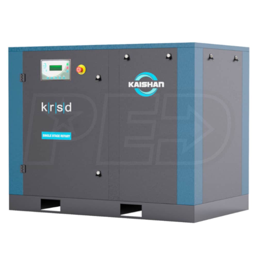Kaishan KRSD-050A3F2S8U 50-HP Tankless Direct Drive Rotary Screw Air ...