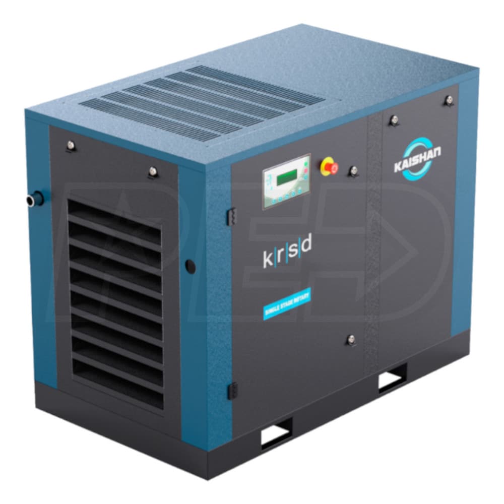Kaishan KRSD-100A2F4S8U 100-HP Tankless Direct Drive Rotary Screw Air ...