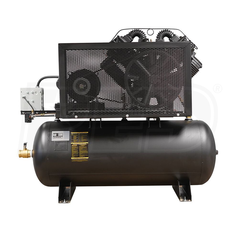 EMAX EP25H120V3-460 Industrial Plus 25-HP 120-Gallon Two-Stage Air ...