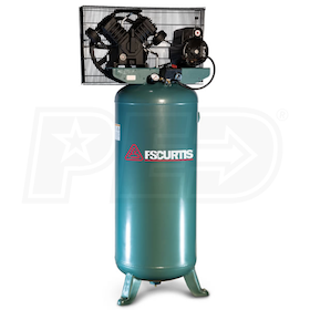 LaPlante V60223-W8060 5-HP 60-Gallon Single-Stage Air Compressor 208 ...
