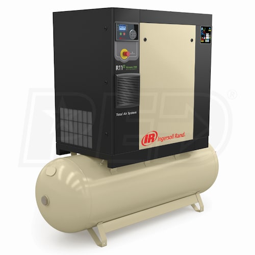 Ingersoll Rand R11I-125 IR 15HP 120 Gallon Rotary Screw Air Compressor ...