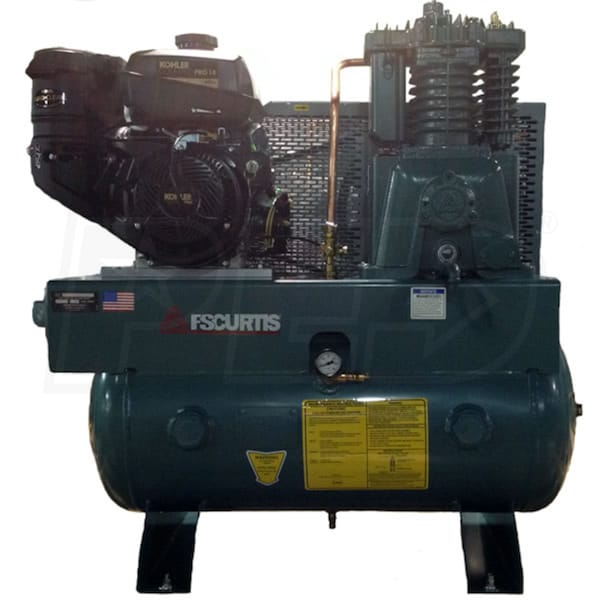 FS-Curtis KDE57H3XXAXDXK 14-HP 30-Gallon Two-Stage Truck Mount Air ...