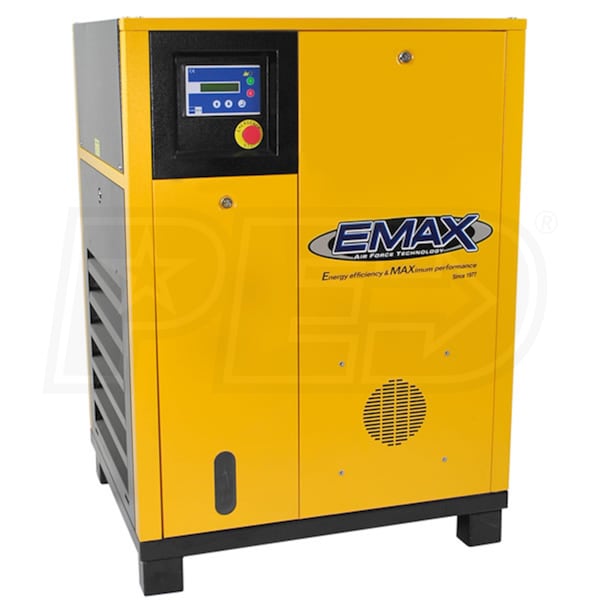 EMAX ERS0050003-460 5-HP Tankless Rotary Screw Air Compressor 460V 3-Phase