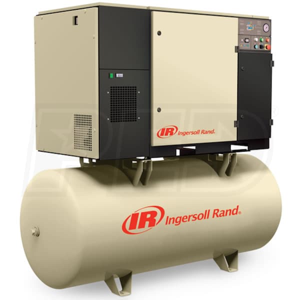 Ingersoll Rand UP6-15-125.200-3 15-HP 80-Gallon Rotary Screw Air ...